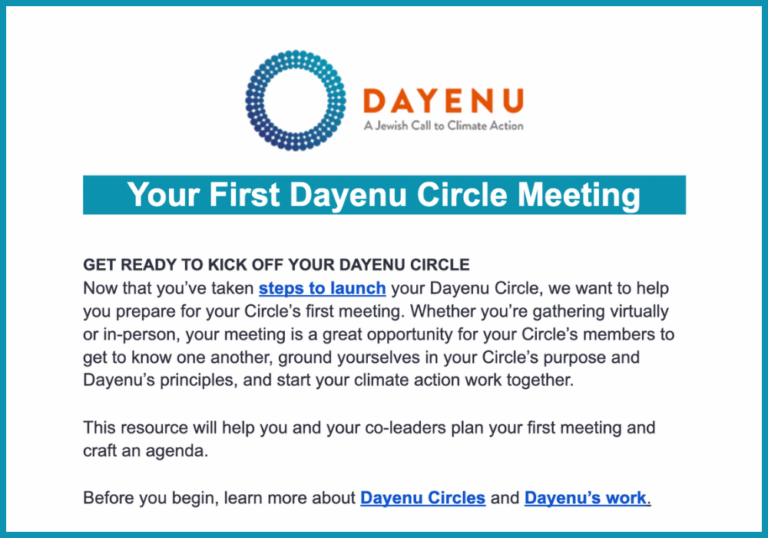 Dayenu Resource Library Dayenu Resource Library