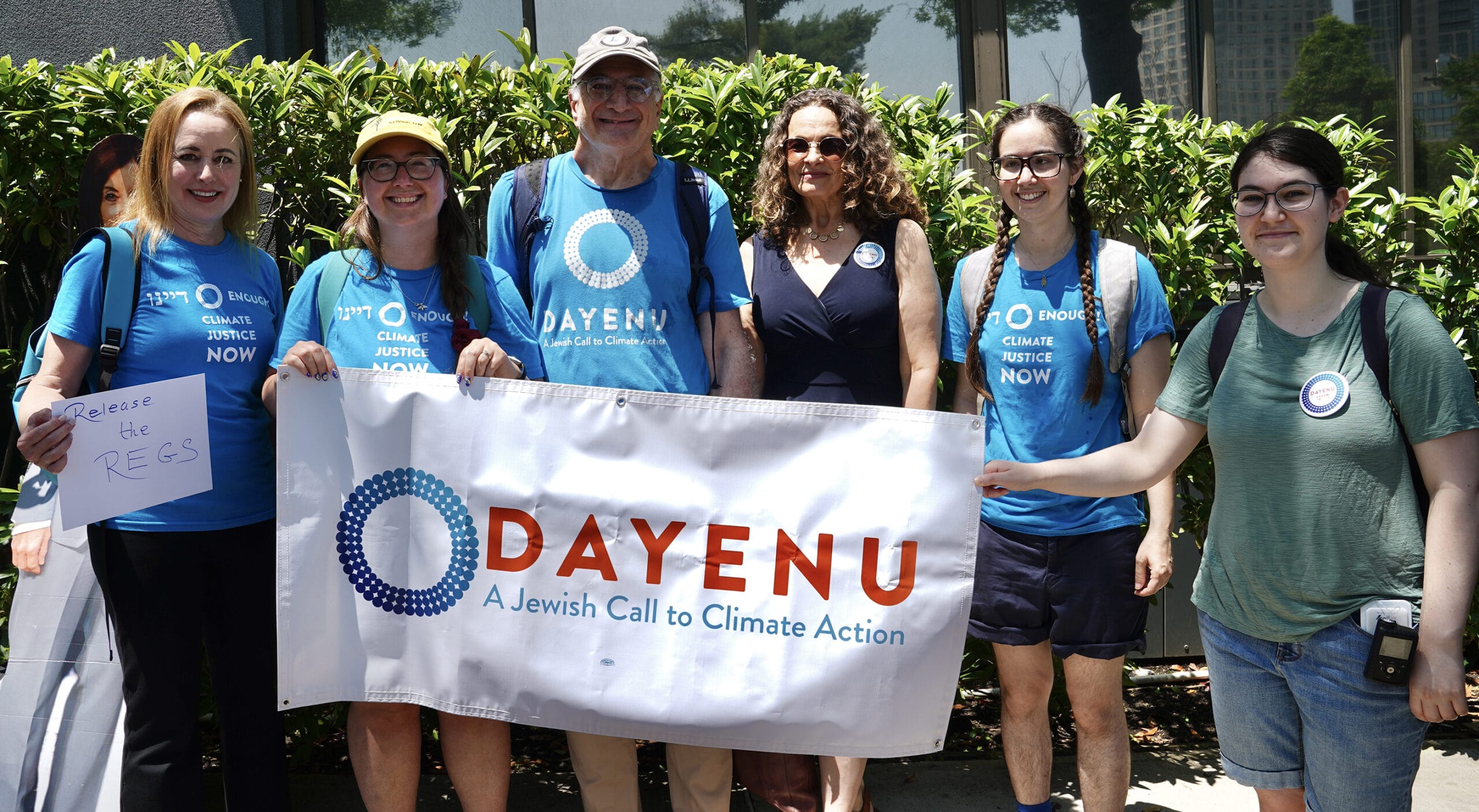 Showing up and speaking out for climate justice in New York - Dayenu